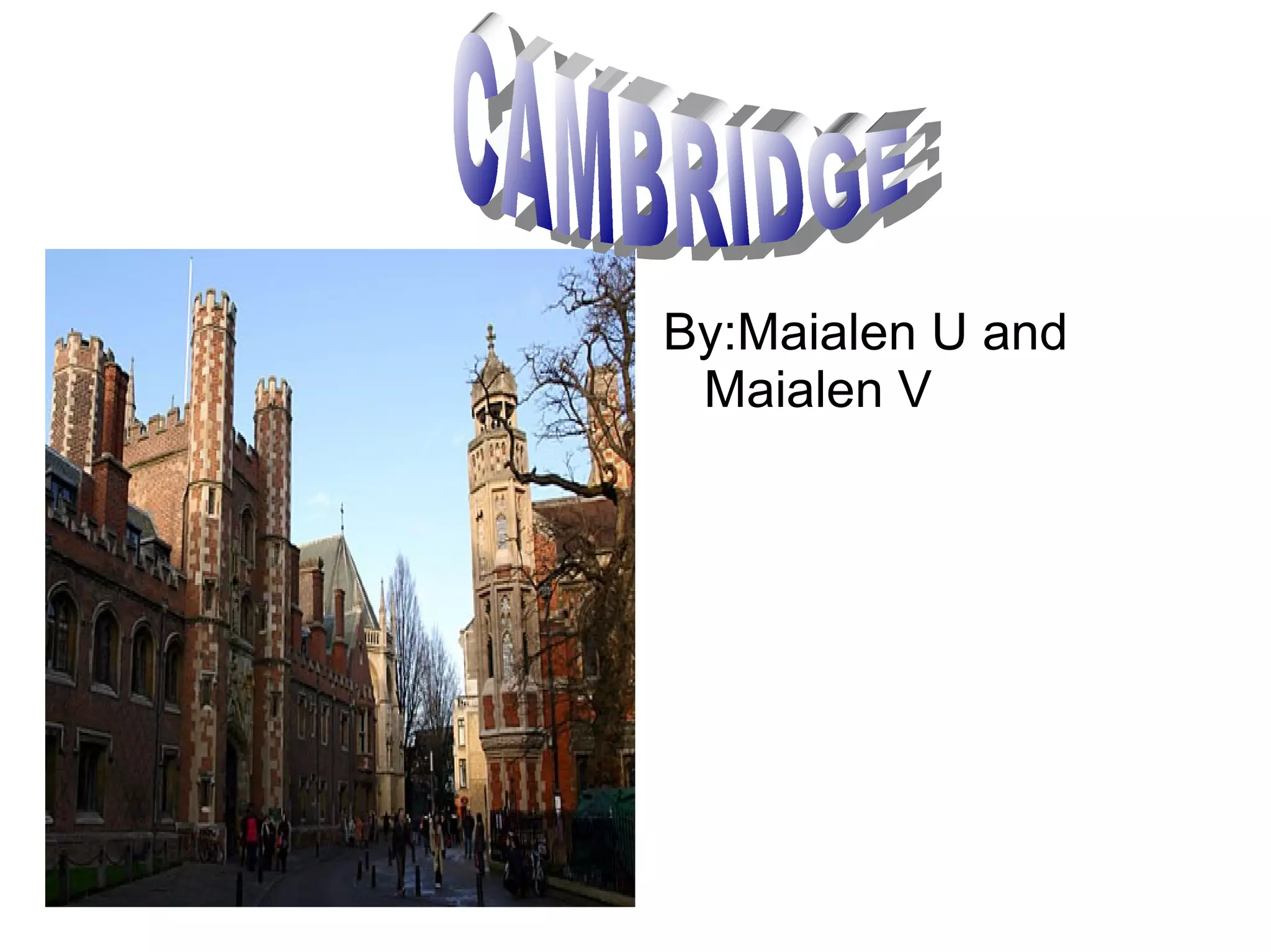 Cambridge powerpoint | ODP