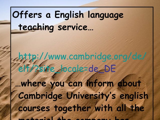 Cambridge ppt | PPT