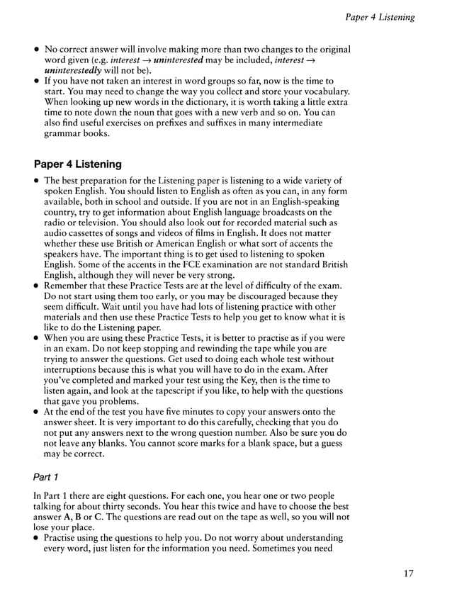 Cambridge practice tests_for_first_certificate_1 | PDF