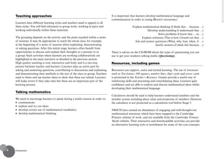 Cambridge Primary Mathematics Teacher's Book | PDF