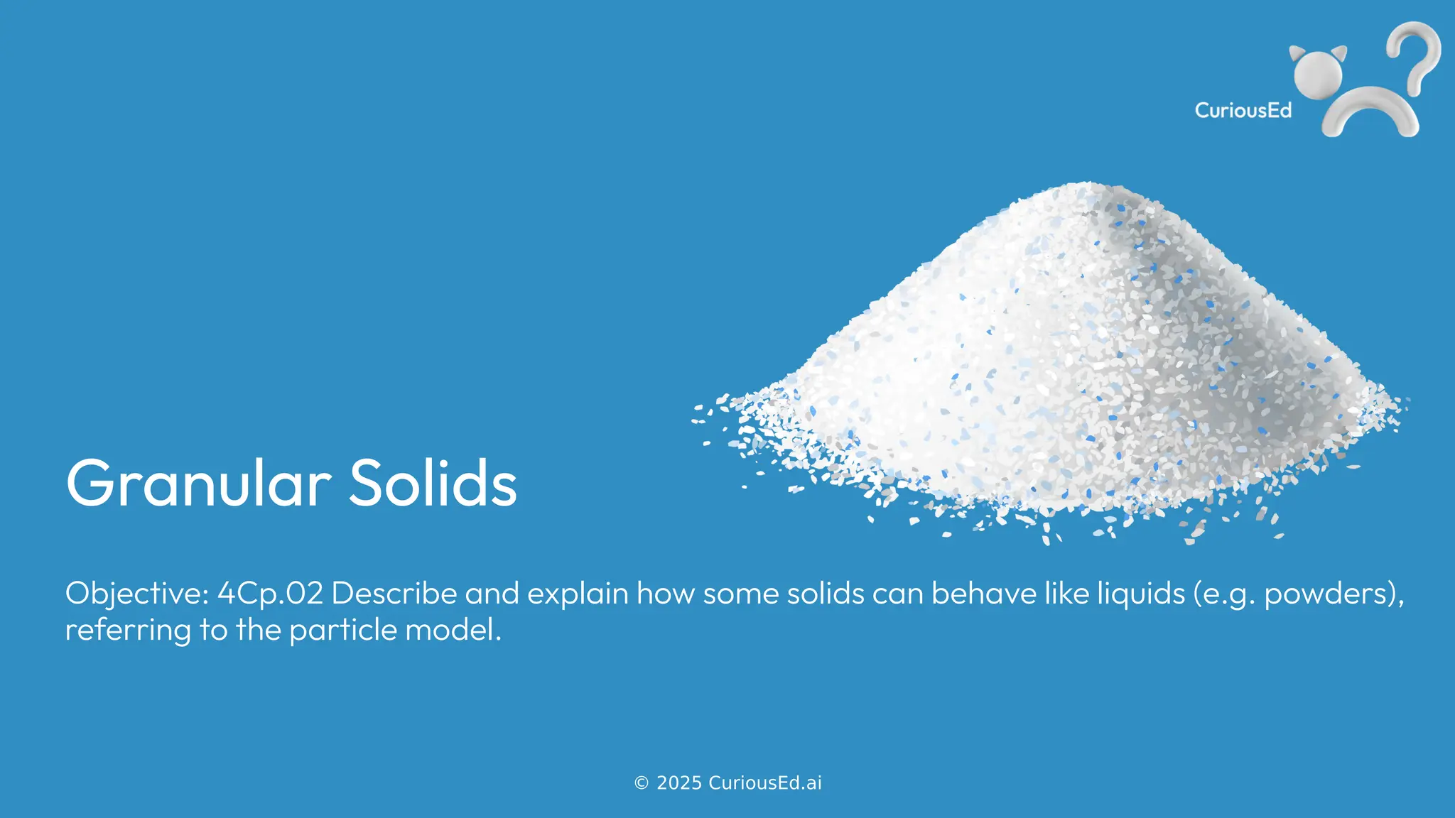 Cambridge Science Stage 7 Granular Solids and Their Unique Behavior ...