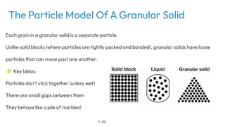 Cambridge Science Stage 7 Granular Solids and Their Unique Behavior ...