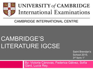 IGCSE Literature Section 1 b | PPTX