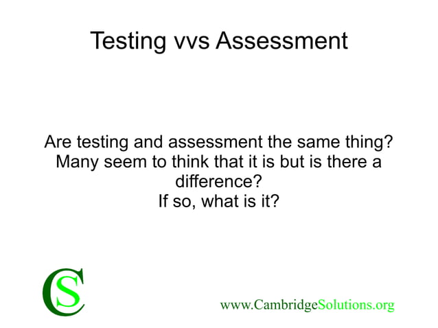 Cambridge Solutions E Assessment | ODP | Educational Assessment | Education