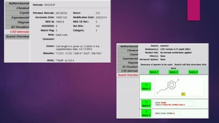 Cambridge structural database | PPTX