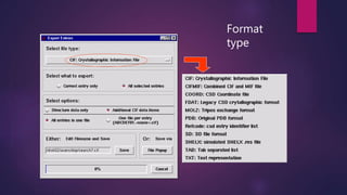Cambridge structural database | PPTX