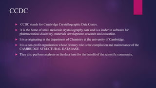Cambridge structural database | PPTX