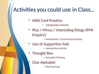 Cambridge Teaching Methodology presentation | PPTX