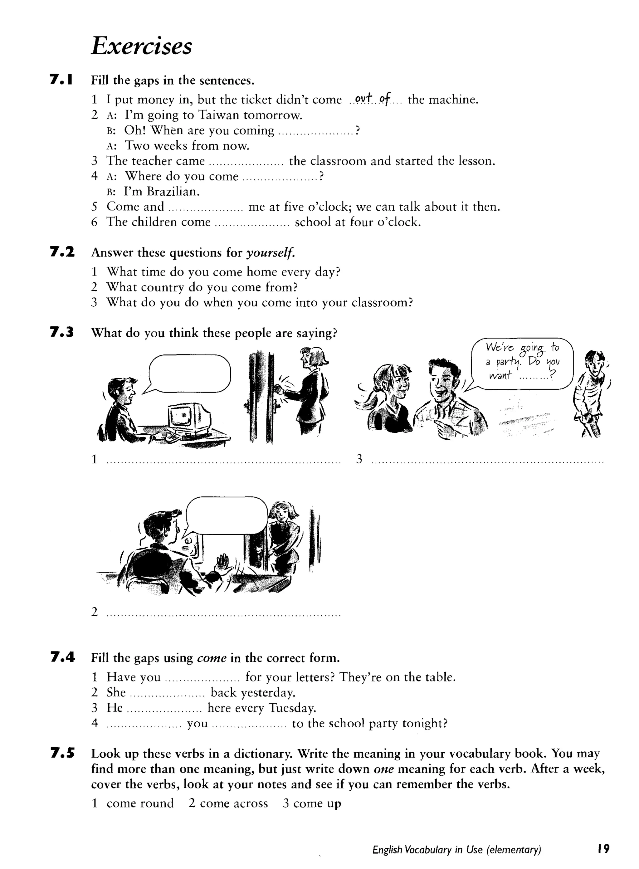 Cambridge university press english vocabulary in use (elementary) | PDF