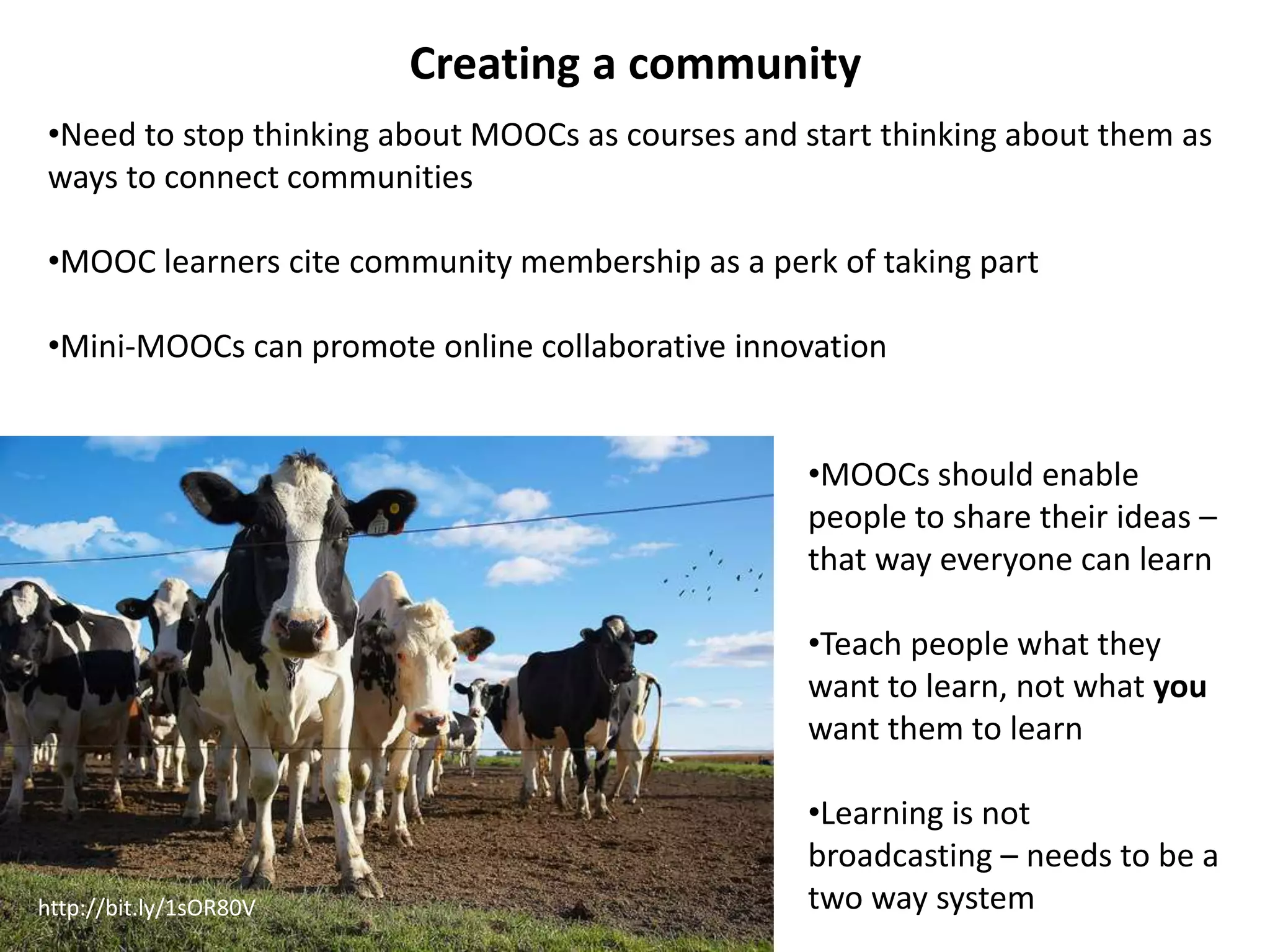 MOOCS - Which Way Now? | PPT