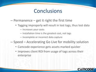 Camcode Importance of Asset Tagging DataSplice | PPT