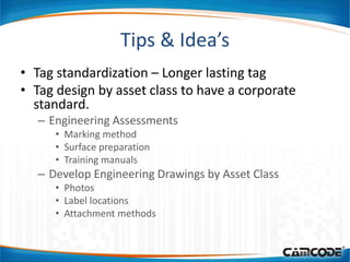 Camcode Importance of Asset Tagging DataSplice | PPT