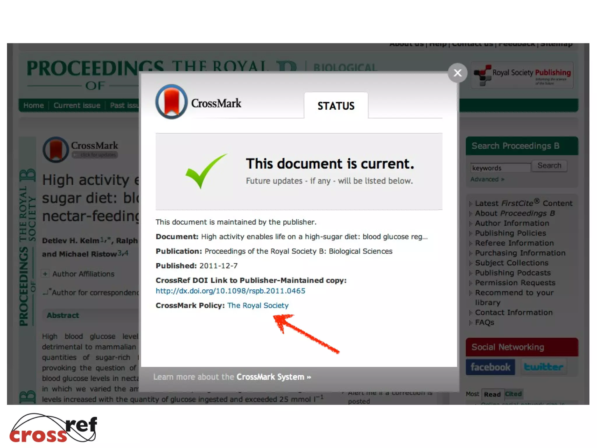 CrossMark: There is no final version | PPT