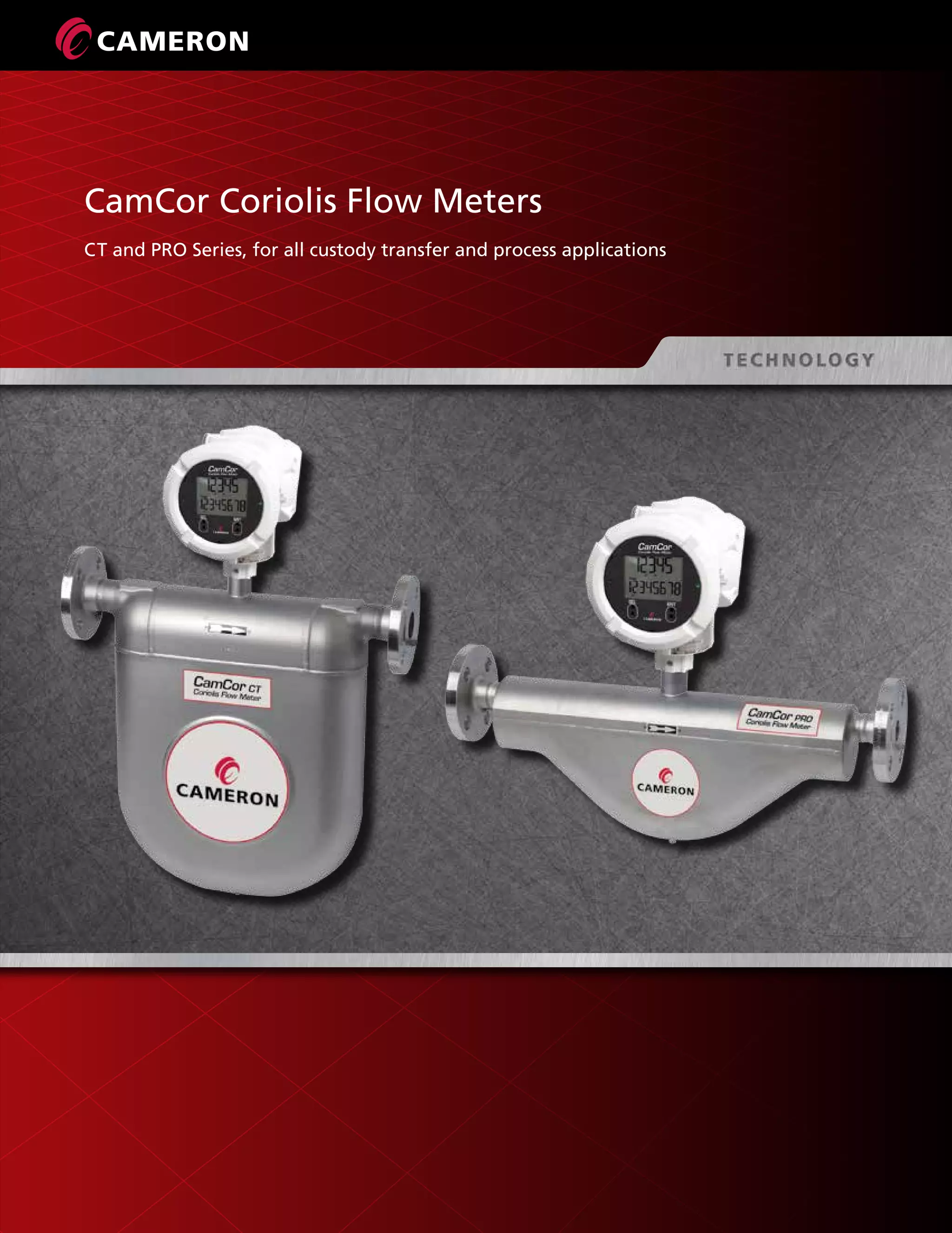 Coriolis Flow Meter - Cameron Camcor Brand | PDF