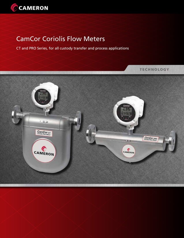 Coriolis Flow Meter - Cameron Camcor Brand | PDF