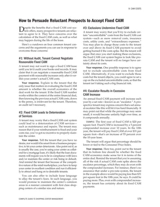 CAM Costs (from The Complete Guide to Shopping Center Management, 5/e ...