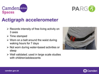 Camden Active Spaces Presentation - Active by Design | PPT
