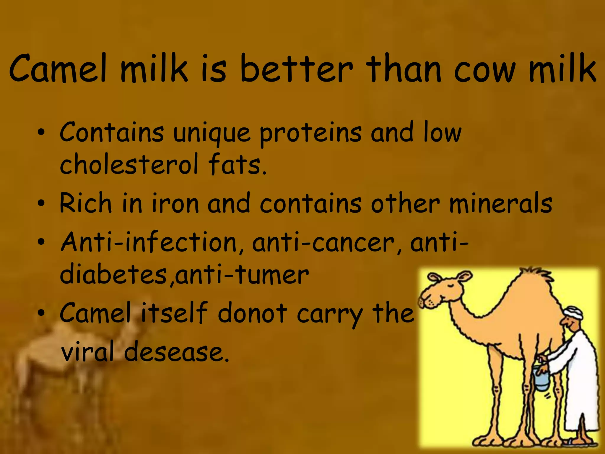 Camel milk | PPTX