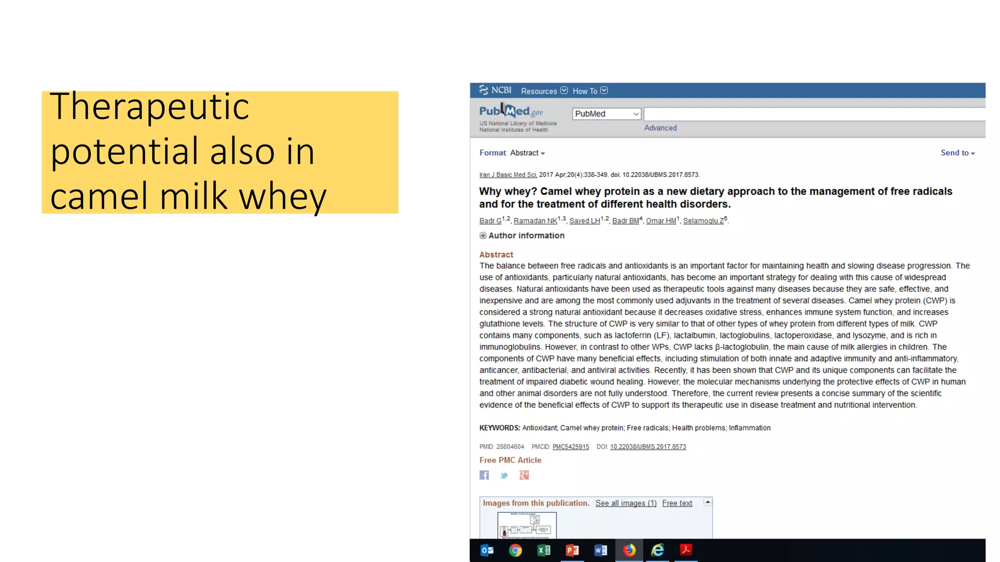 Camel milk and autism by camel charisma | PPT