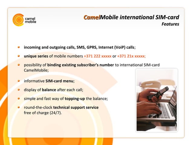 Camel Mobile Presentation For Partners | PPT