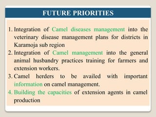 Camel production, health, trade and camel product processing in uganda ...