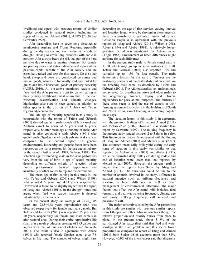 Camel production source document | PDF