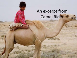 Camel rider book talk | PPT