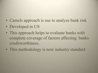 Camels approach | PPTX