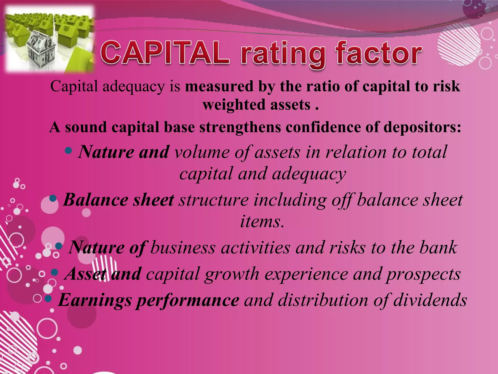 Camels rating system | PPT
