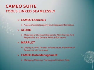 Cameo emergency management tool | PPTX