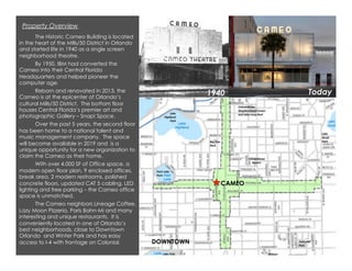 Cameo flyer | PPT