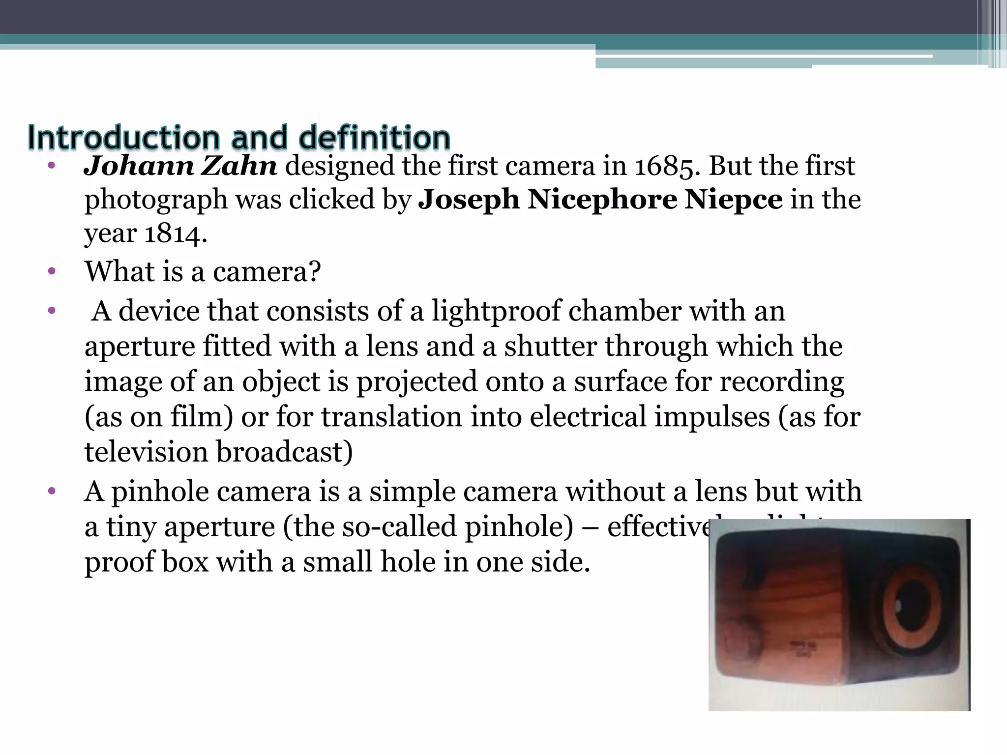Camera | PPT