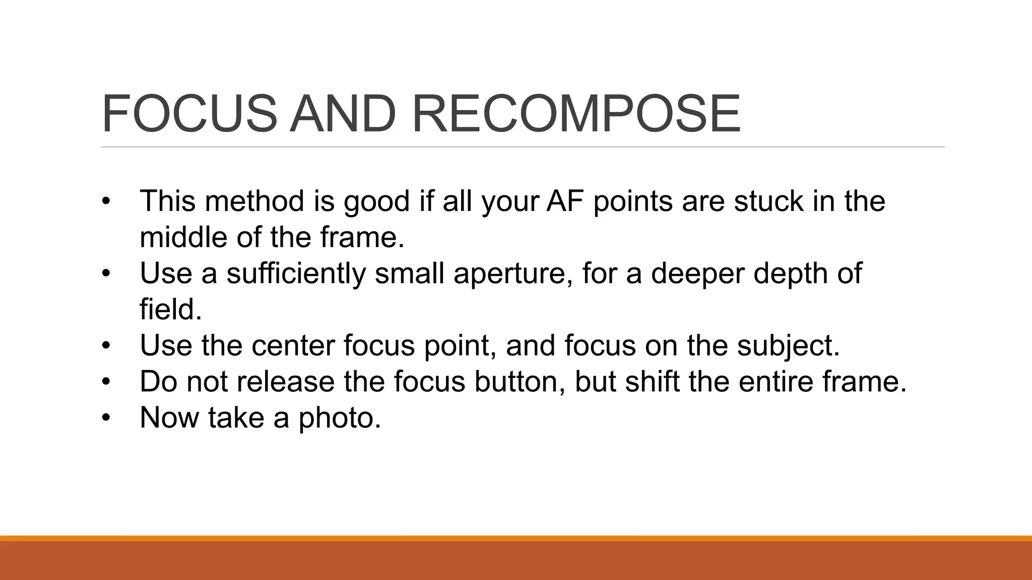 Camera Autofocus Tips | PDF