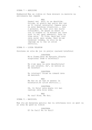movie script - comedia CAMERA 26 FINAL - editat în limba română | PDF