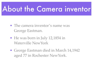 Camera 5's slide show | KEY