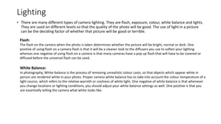 Camera analysis 4 | PPTX