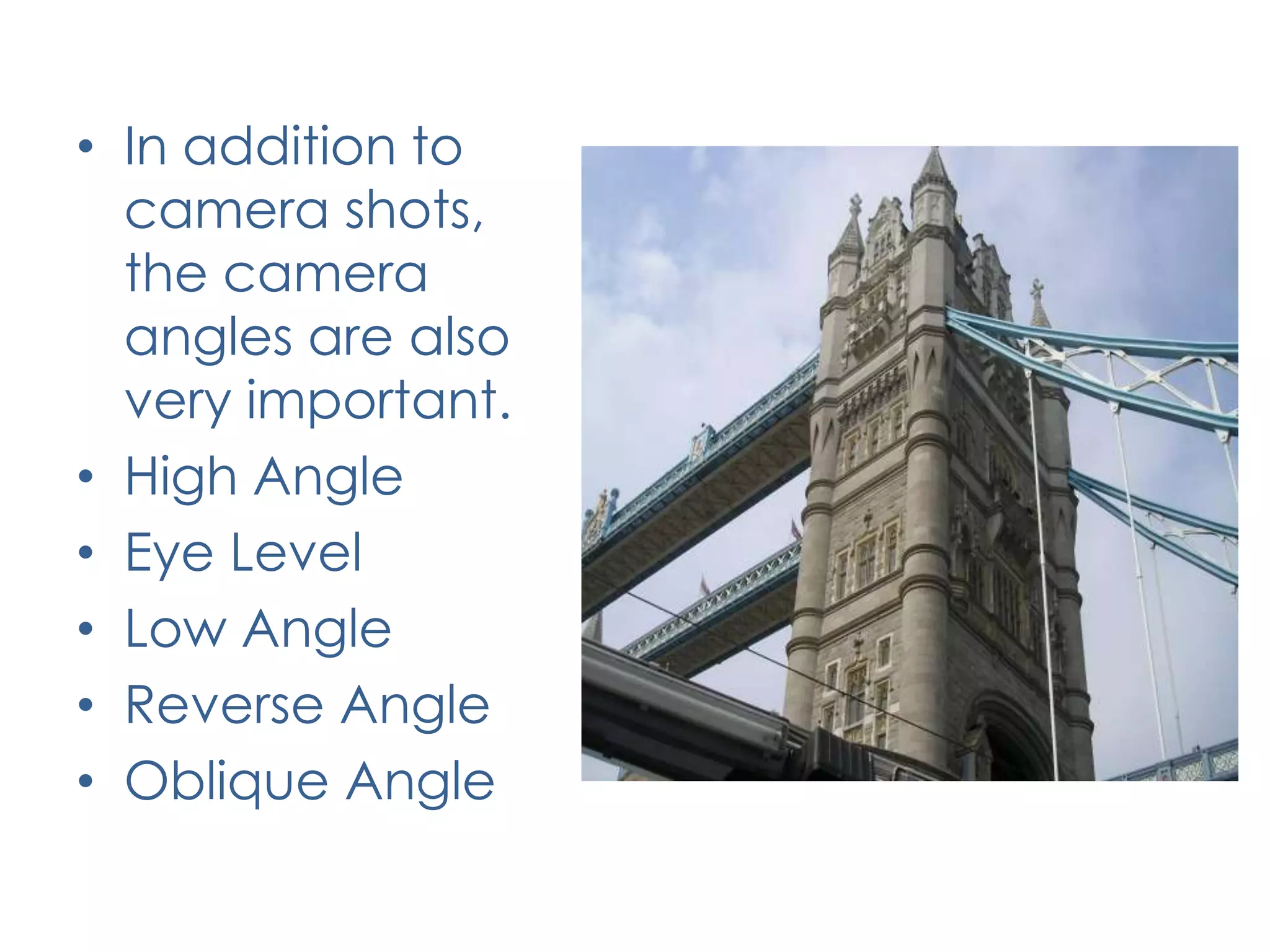Camera angles | PPTX | Photography | Arts and Crafts