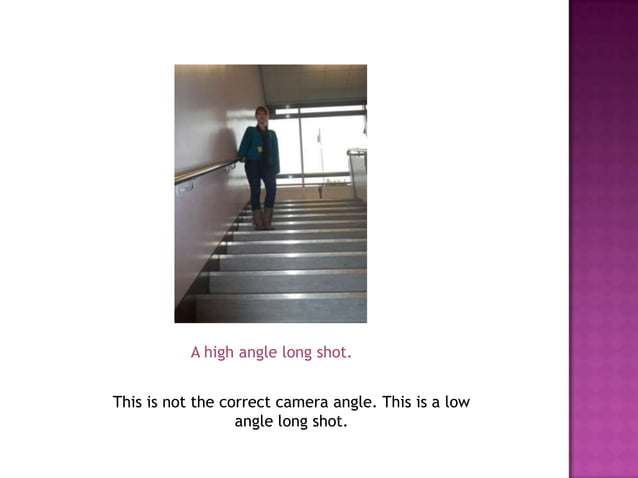 Camera angles | PPTX | Cameras and Camcorders | Consumer Electronics