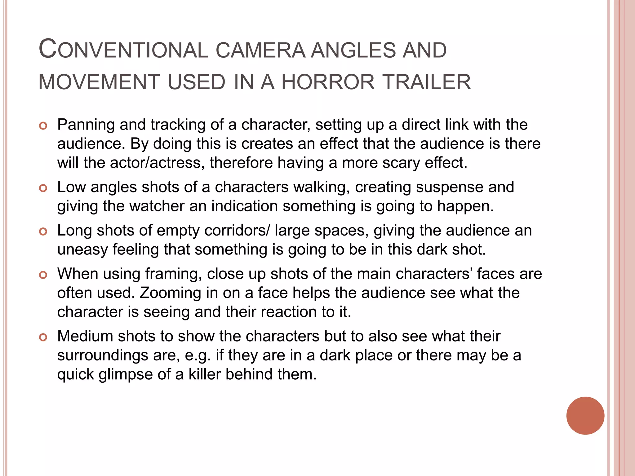 Camera angles | PPTX | Video Production | Content Production