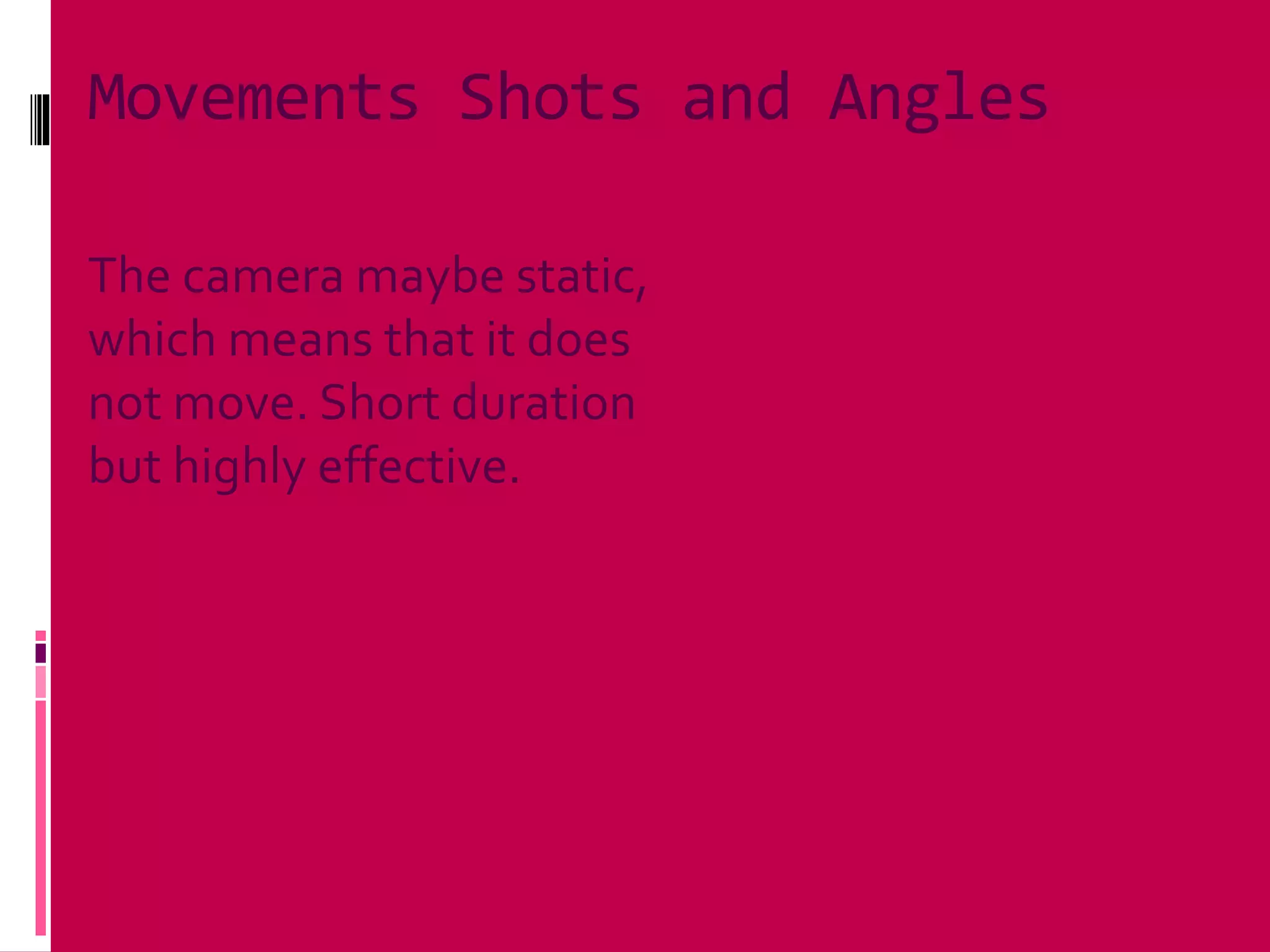 Camera angles | PPTX