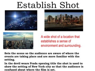 Shots and angles guide | PPTX | Photography | Arts and Crafts