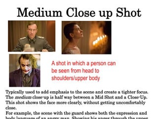 Shots and angles guide | PPTX | Photography | Arts and Crafts