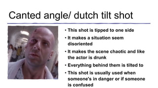 Camera angles and shots | PPTX