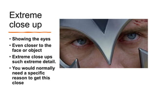 Camera angles and shots | PPTX