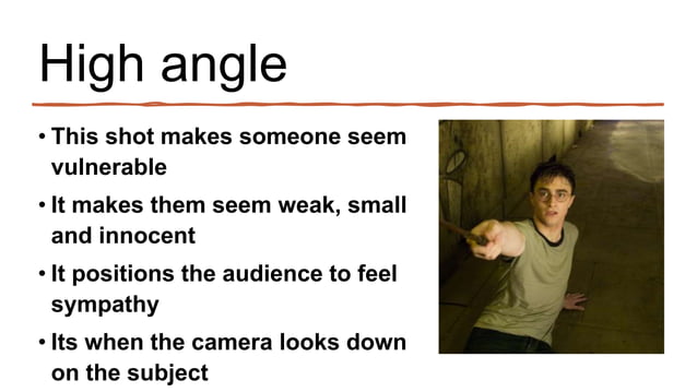 Camera angles and shots | PPTX | Photography | Arts and Crafts