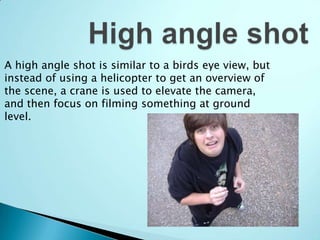 Camera Angles - GCSE Media Presentation | PPTX