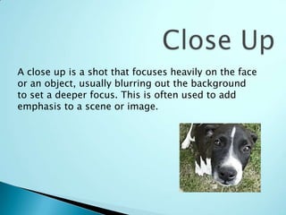 Camera Angles - GCSE Media Presentation | PPTX
