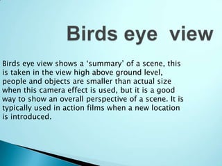 Camera Angles - GCSE Media Presentation | PPTX