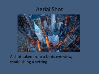 Movie Diferent Camera Angles Explained by Examples | PPTX