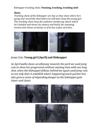 Camera angles and analysis shot list | PDF